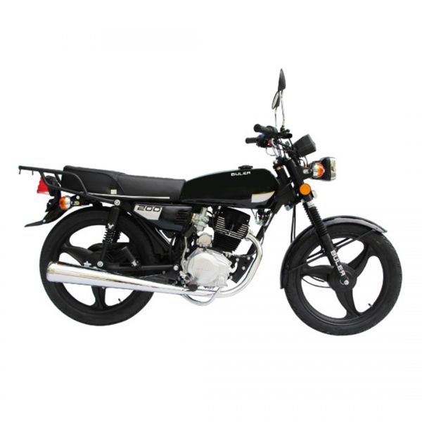 Motocicleta Buler Cobra 200 cc c/ Aleación (Negro - Rojo - Azul)